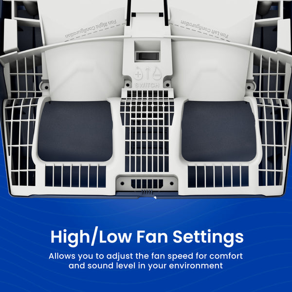 AprilAire 720A Fan-Powered Evaporative Humidifier – 21 GPD, Automatic